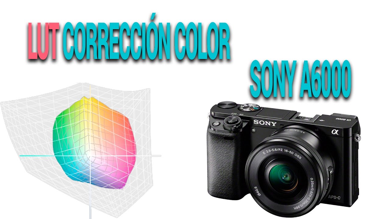 LUT corrección de color Flat Sony A6000 - YouTube