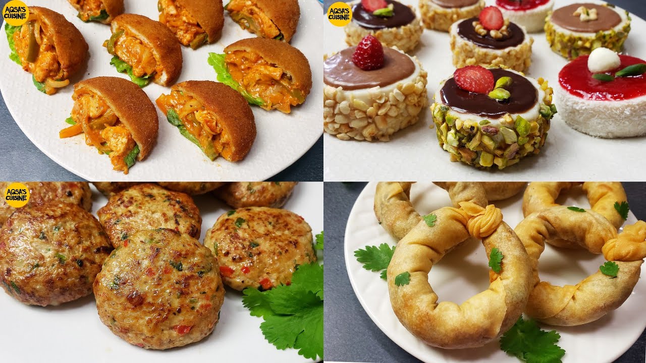 5 Easy Snacks Recipes For Iftar by Aqsa's Cuisine, Chicken Cheese Kabab ...