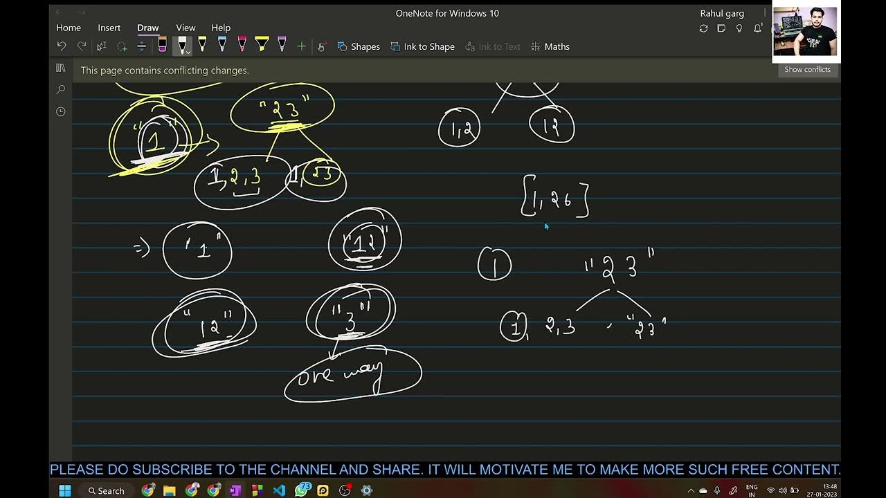 Total Decoding Messages Easiest Solutionš„šproblem Of The Day Geeksforgeeksleetcode Youtube