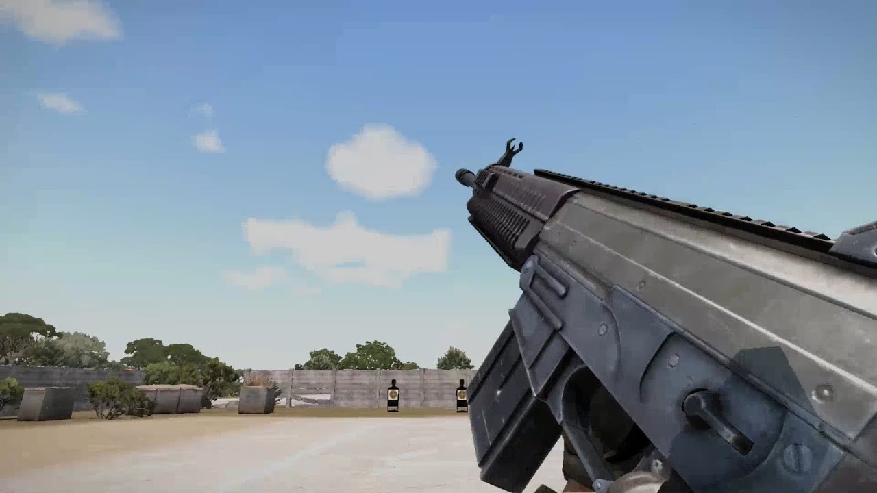Arma 3: Firing Mk-I EMR Rifle - YouTube