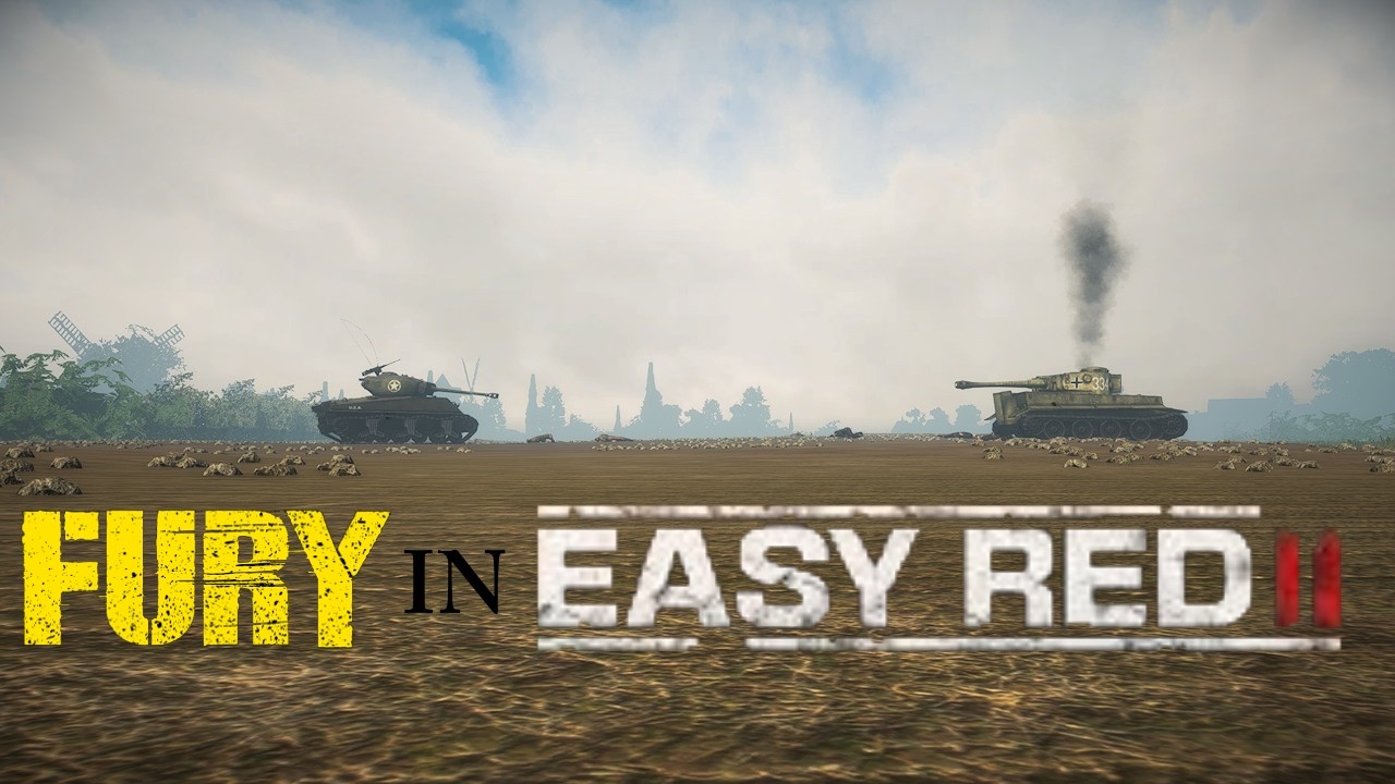 FURY: Tiger Tank Ambush | Easy Red 2 - YouTube