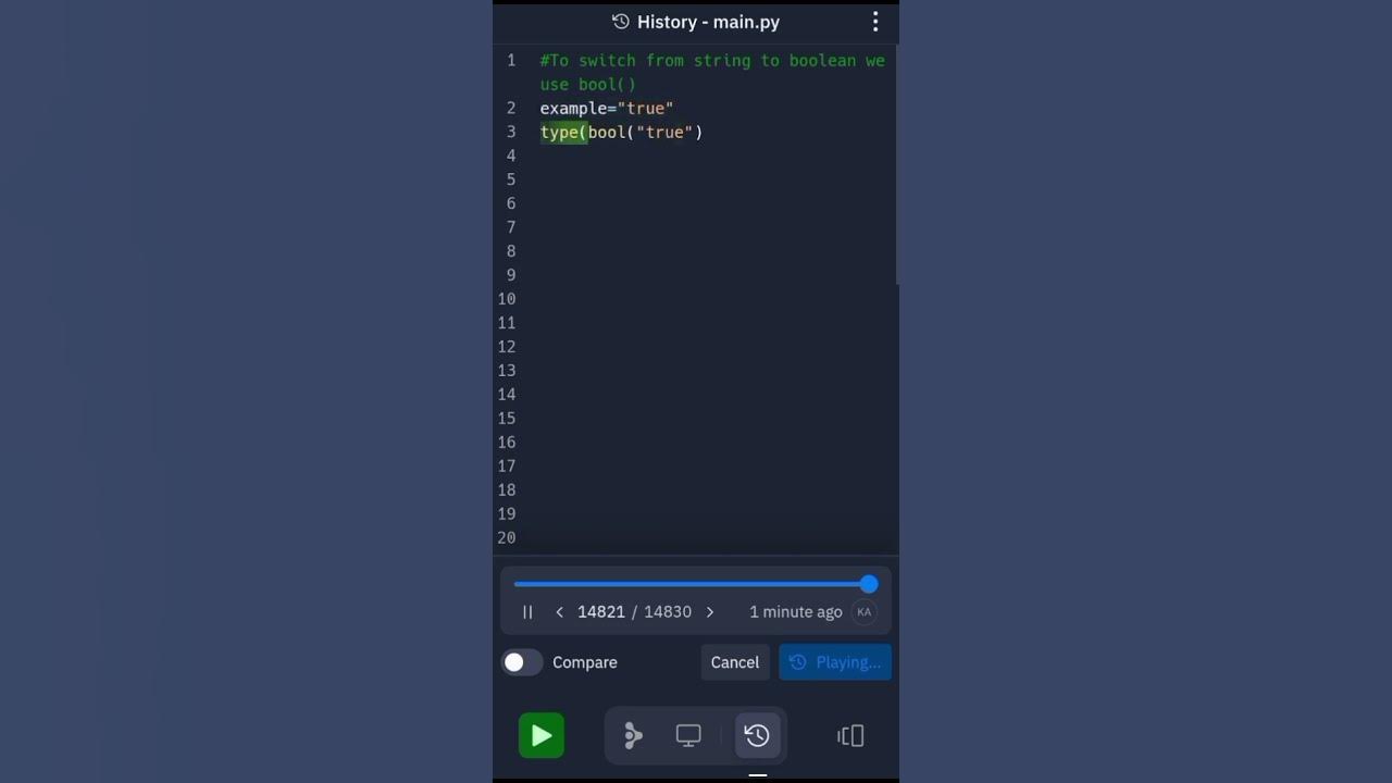 #python : How to switch from string to boolean? Let's discover! - YouTube