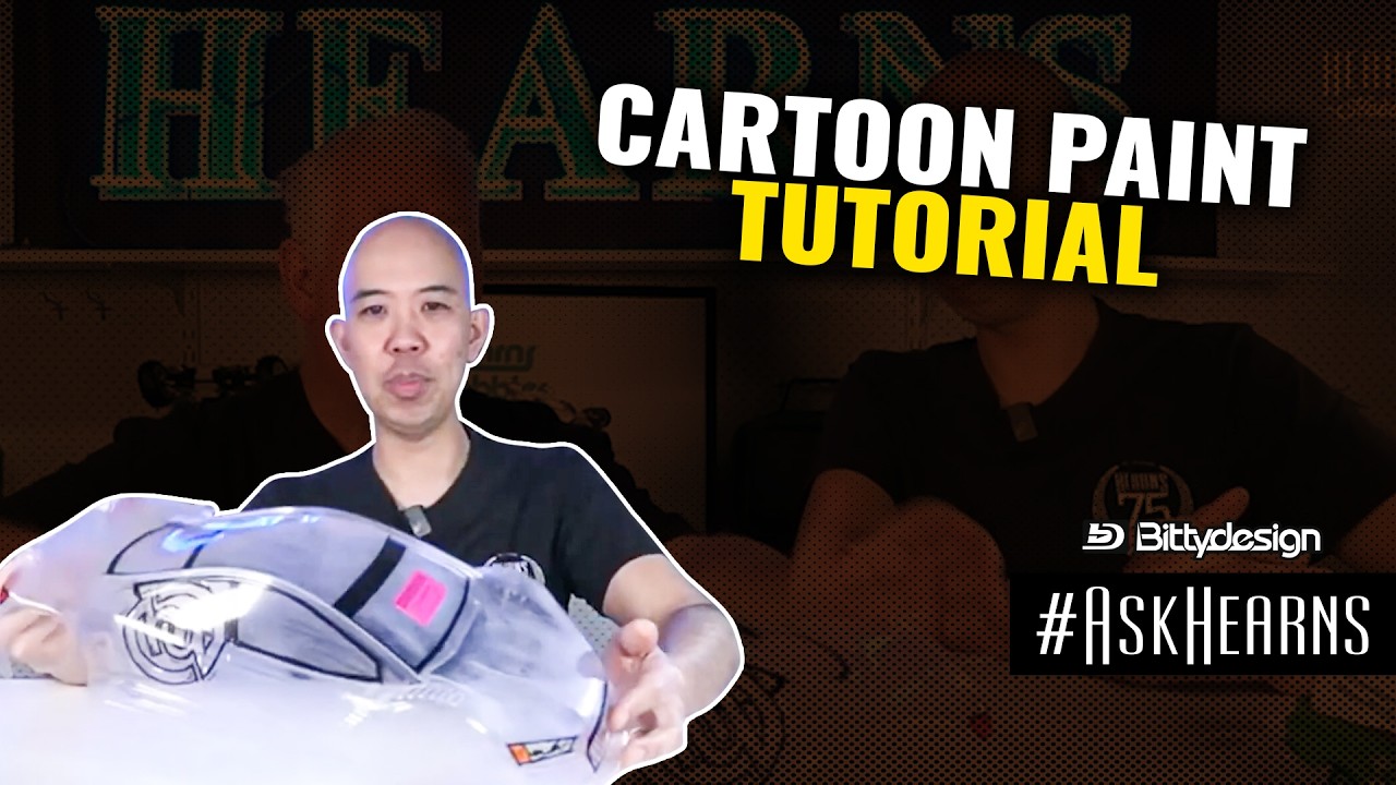 BITTYDESIGN Freehand Cartoon Paint Job | Tutorial | #askhearns - YouTube