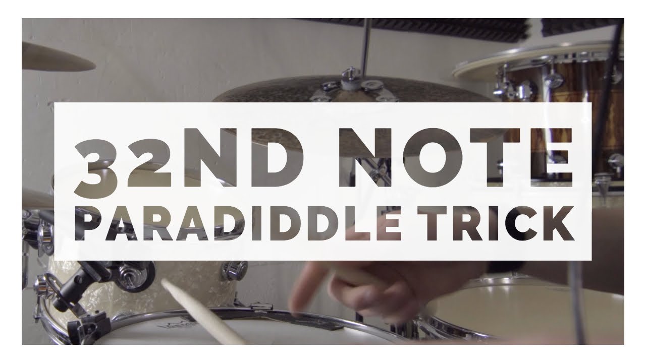 EASY way to play 32nd note grooves! - YouTube