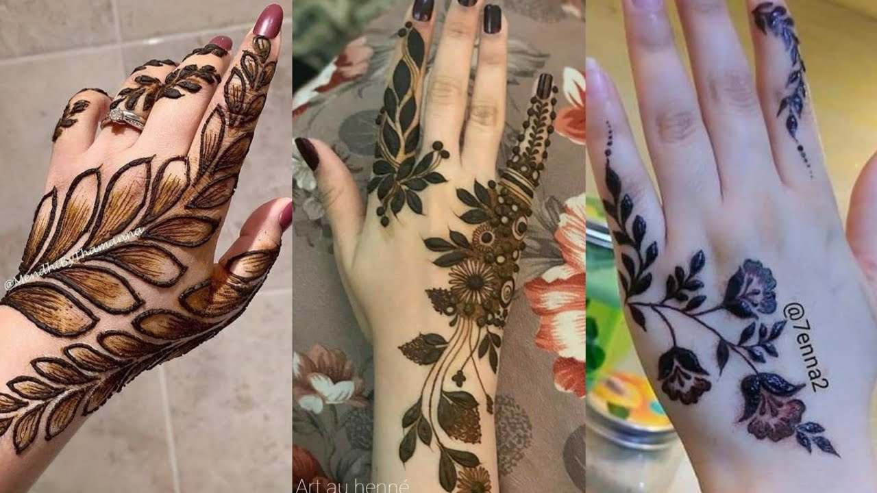 New Back Hand Eid Mehndi Design ideas// Pakistani Mhendi Design 2k23 ...