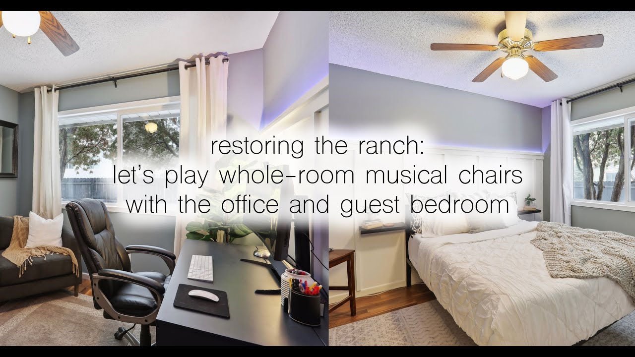 playing whole-room musical chairs with the office and guest bedroom ...