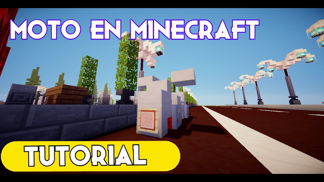 COMO HACER UNA MOTO EN MINECRAFT │ MiniTutoriales #1 - YouTube
