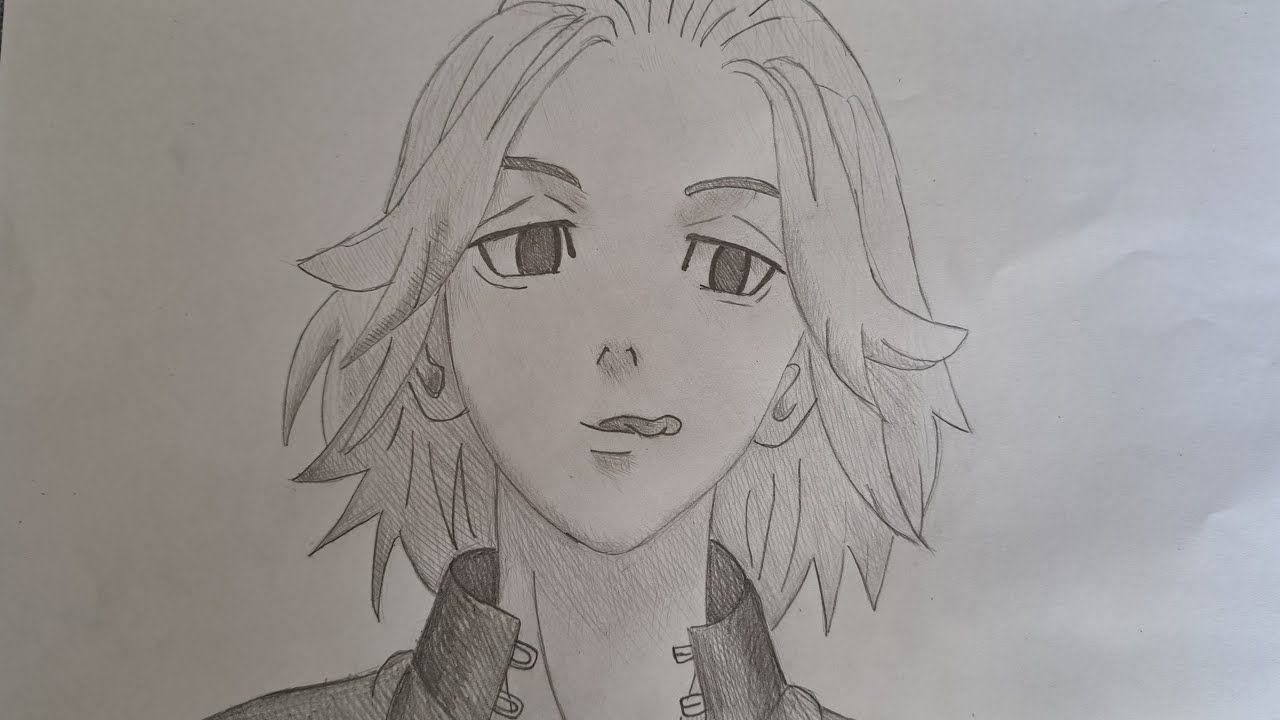 How to draw Sano Manjiro (Mikey) from Tokyo Revengers - YouTube