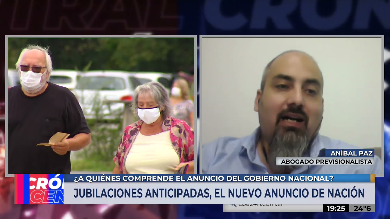 Entrevista con el abogado Aníbal Paz sobre el anuncio de jubilaciones ...