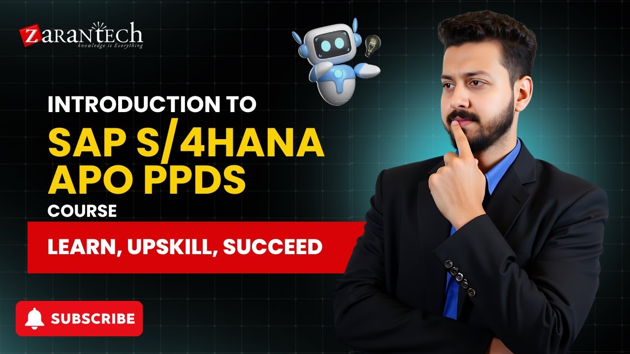 Introduction to SAP S4HANA APO PPDS Course | ZaranTech - YouTube