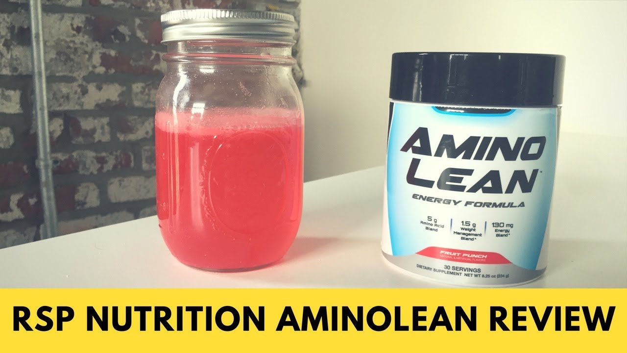 RSP Nutrition AminoLean Review - YouTube