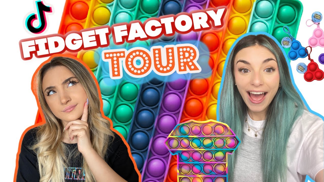 FIDGET FACTORY TOUR & NEW FIDGETS - YouTube