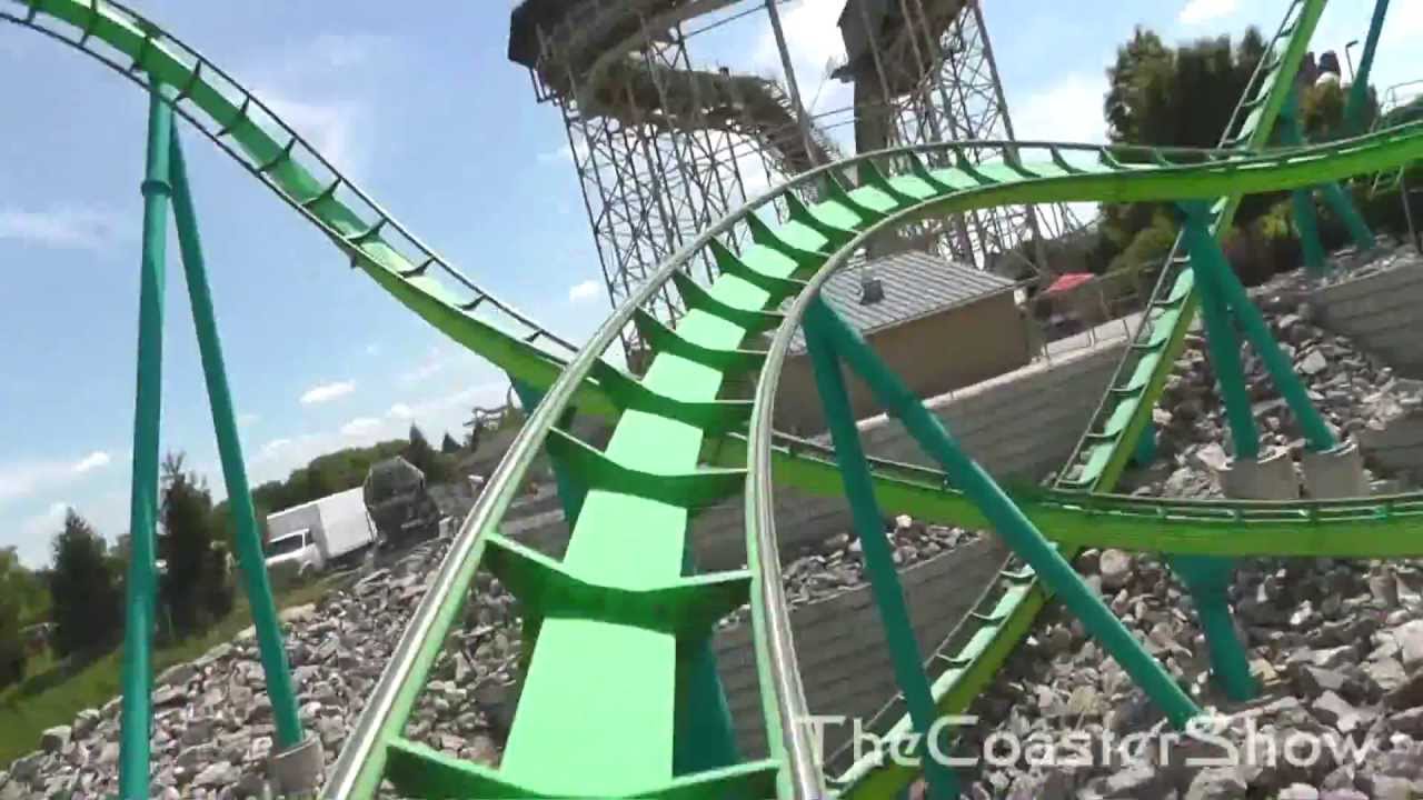 Hydra The Revenge Front Seat HD POV roller coaster - Dorney Park - YouTube