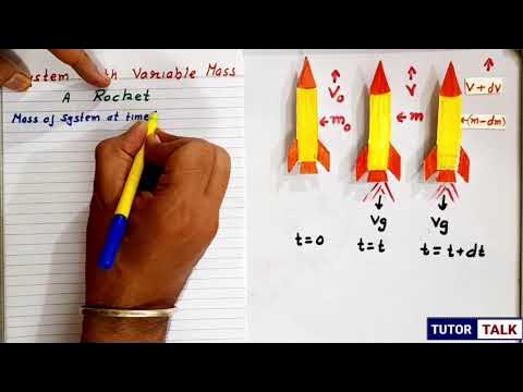 Variable Mass System | Rocket Propulsion | Derivation of Rocket Equation | Class 11 Physics ...