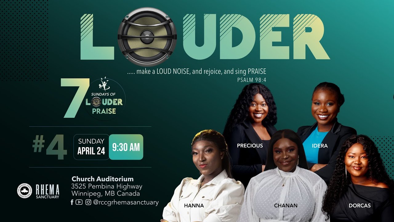 Louder - Part 4 ll Special Praise Service ll 24-04-2022 - YouTube