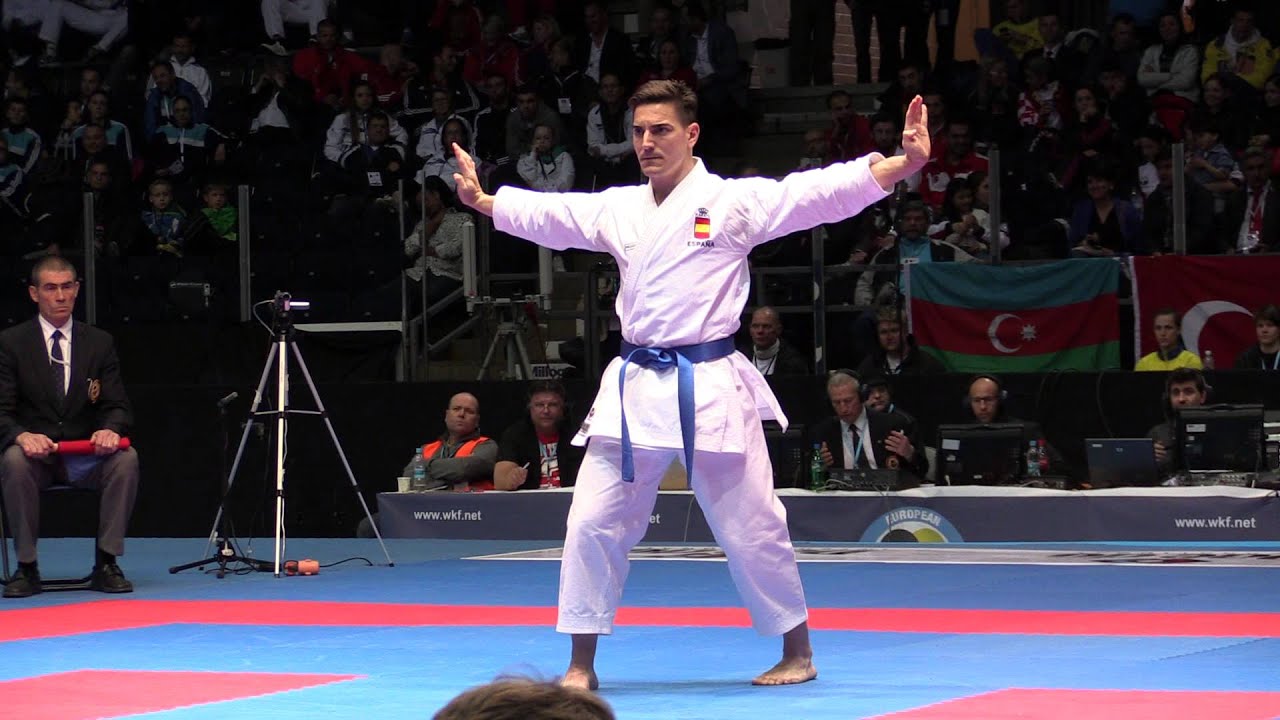 Damian Quintero. Kata Suparimpei. Final. 49th European Karate ...