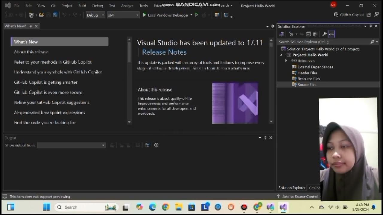 Cara menginstal Visual Studio 2022 dan membuat program Hello World C++ - YouTube