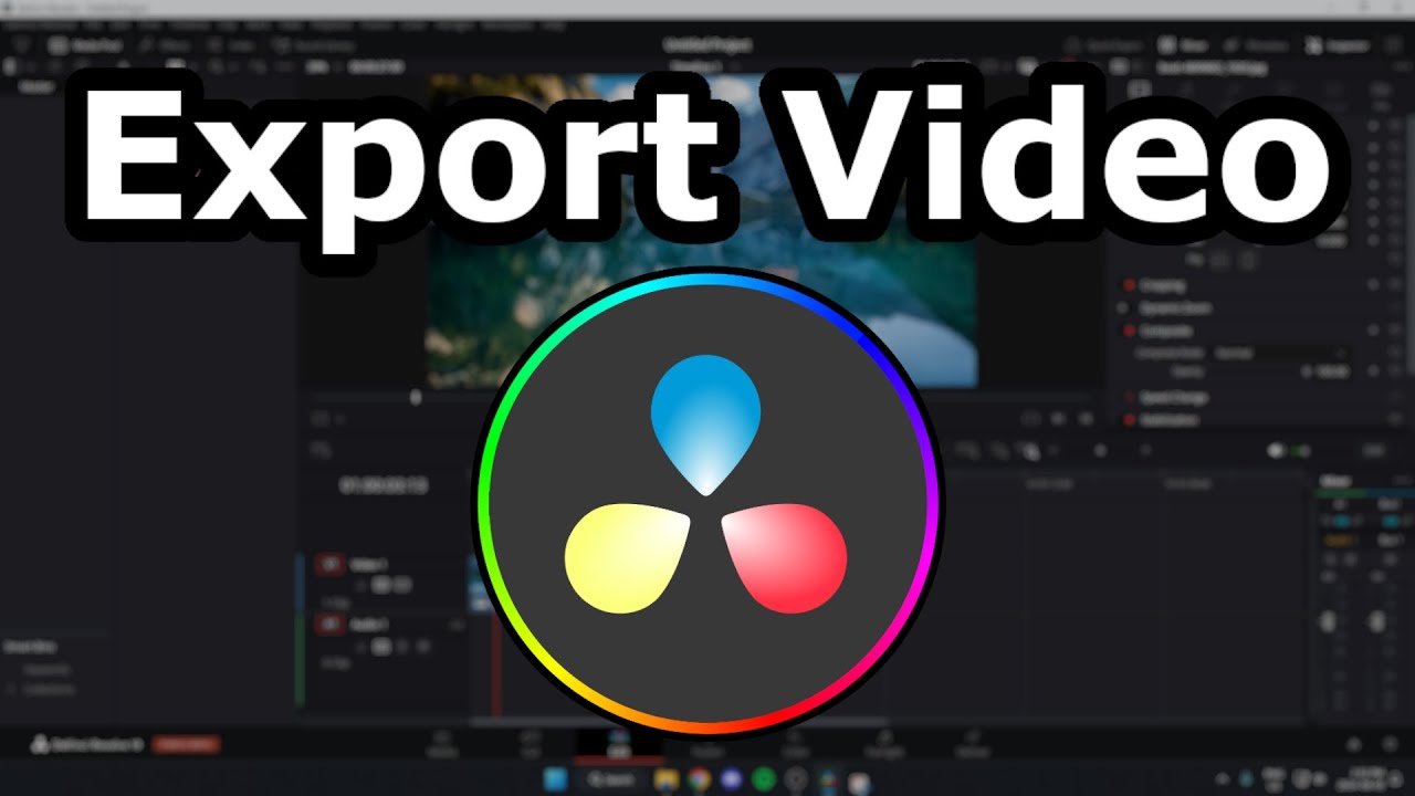 How To Export Video In DaVinci Resolve (EASY) - YouTube