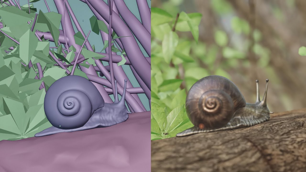 Snail Animation | Blender - YouTube