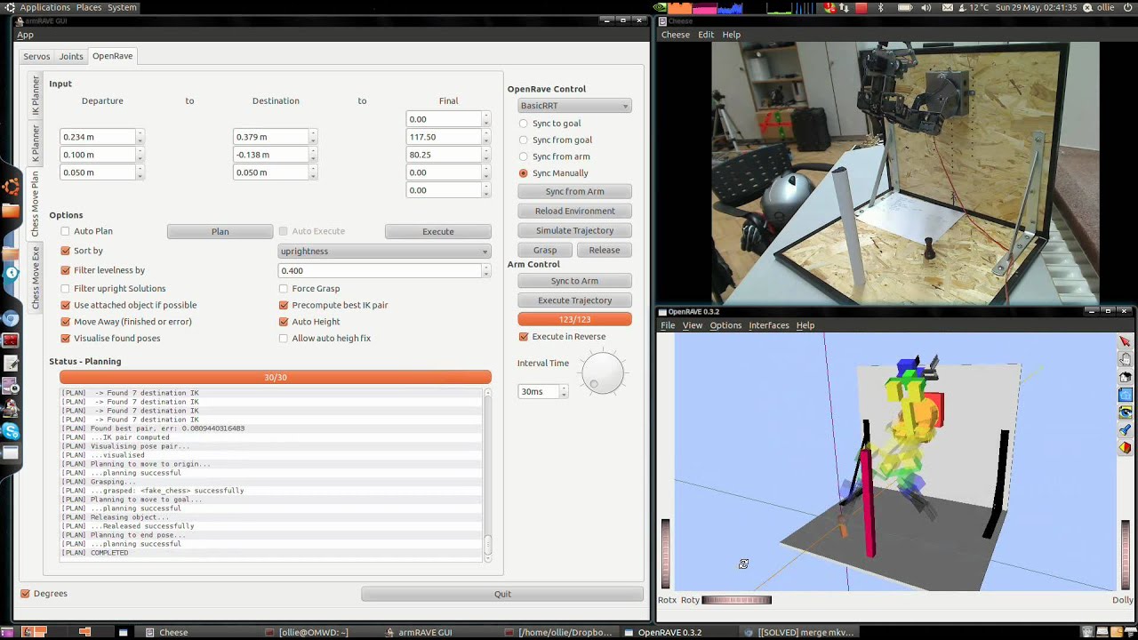 AX12 Smart Arm Control Interface IV - YouTube