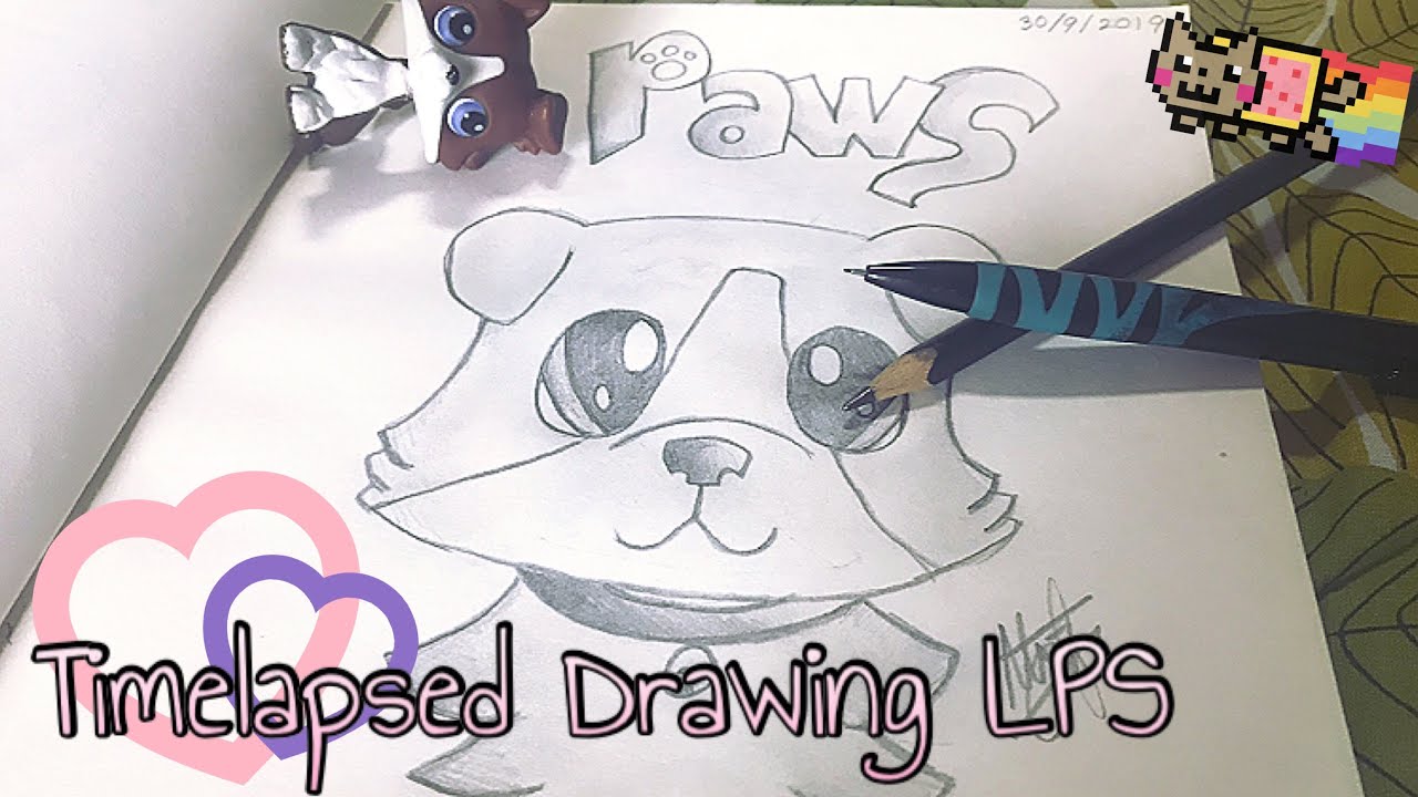 Drawing LPS Collie!! (Timelapsed) - YouTube