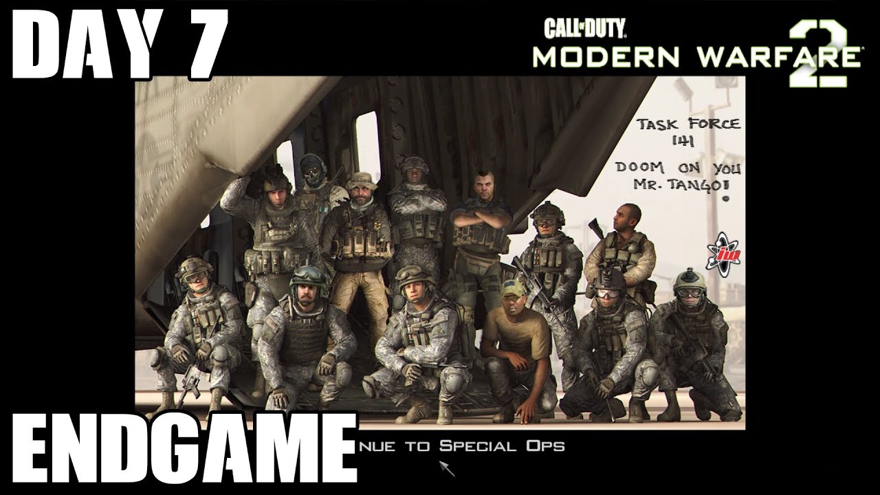 Call Of Duty Modern Warfare 2 - Day 7 - Endgame - YouTube