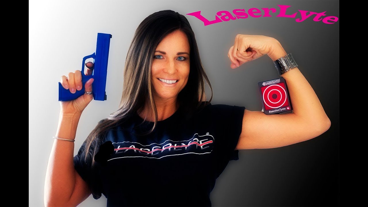 LaserLyte training system Shooting guns without ammo - YouTube