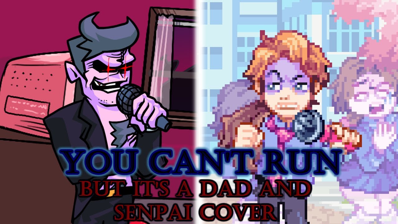 Daddy Dearest Traps Senpai in Hating Simulator (FNF You Can't Run but it's a Dad and Senpai ...