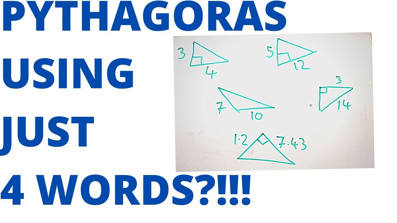 Use Pythagoras to Find the Hypotenuse - YouTube