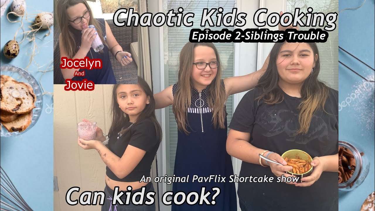 Chaotic Kids Cooking 🧑‍🍳 🍳(Episode Two-Siblings Trouble) (PavFlix ...