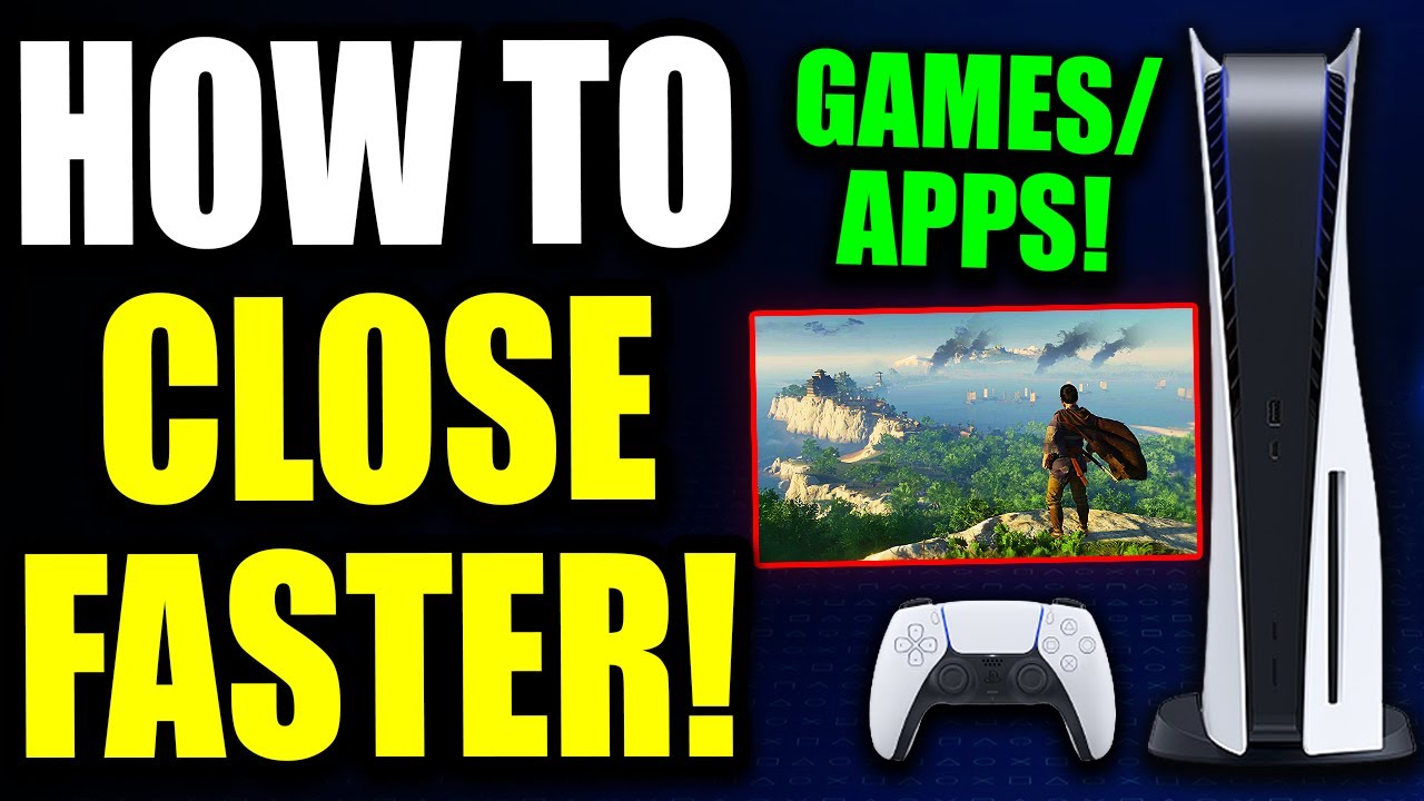 PS5 How To Close Games/Apps Fast (For Beginners!) - YouTube