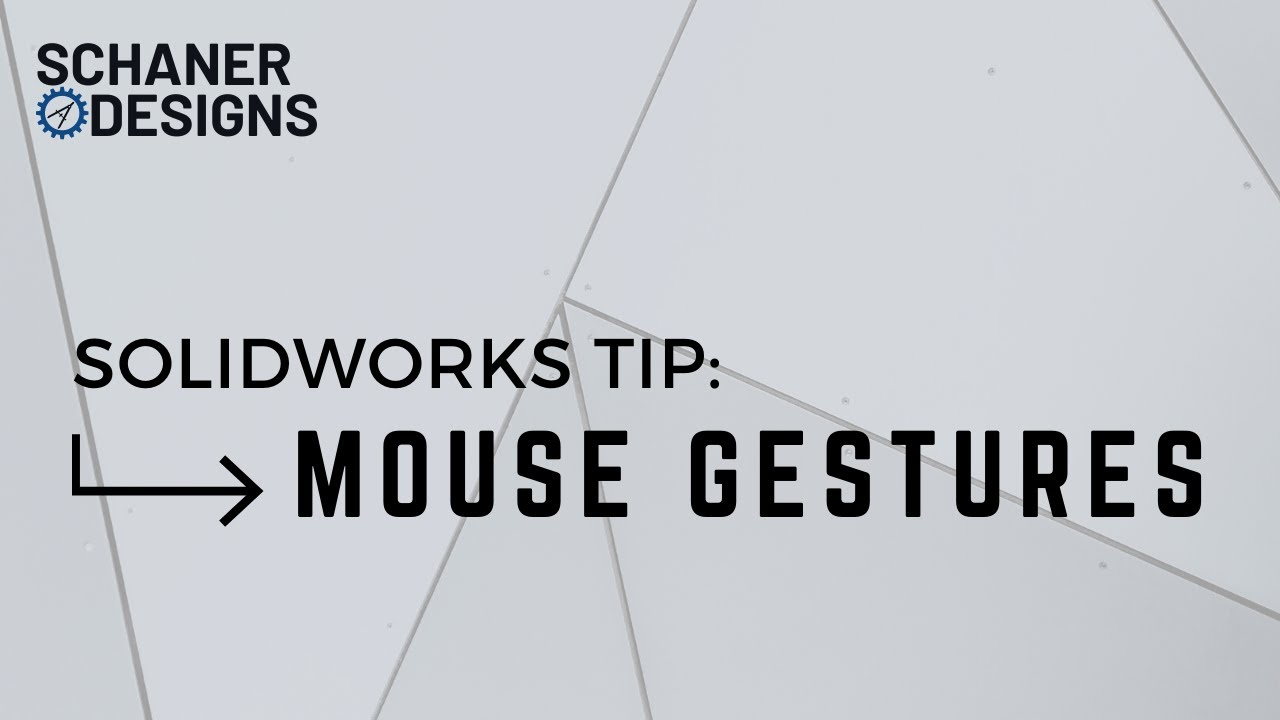 1-Minute Solidworks Tip: Mouse Gestures - YouTube