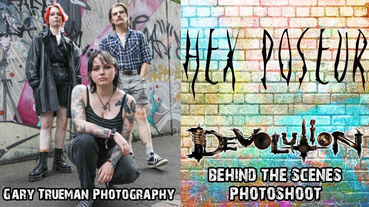 Behind The Scenes: Hex Poseur - Devolution Magazine Photoshoot - YouTube