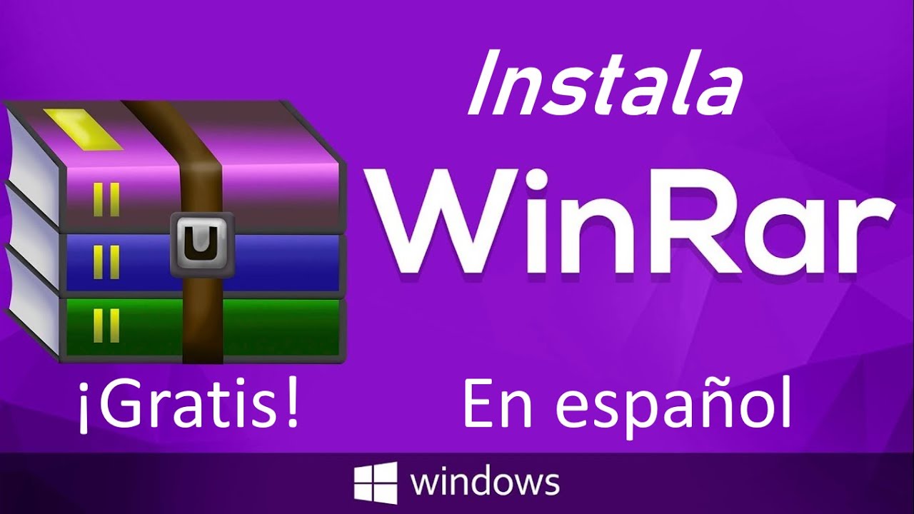 COMO instalar WINRAR ultima versión (2022) GRATIS para pc ( My name is ...