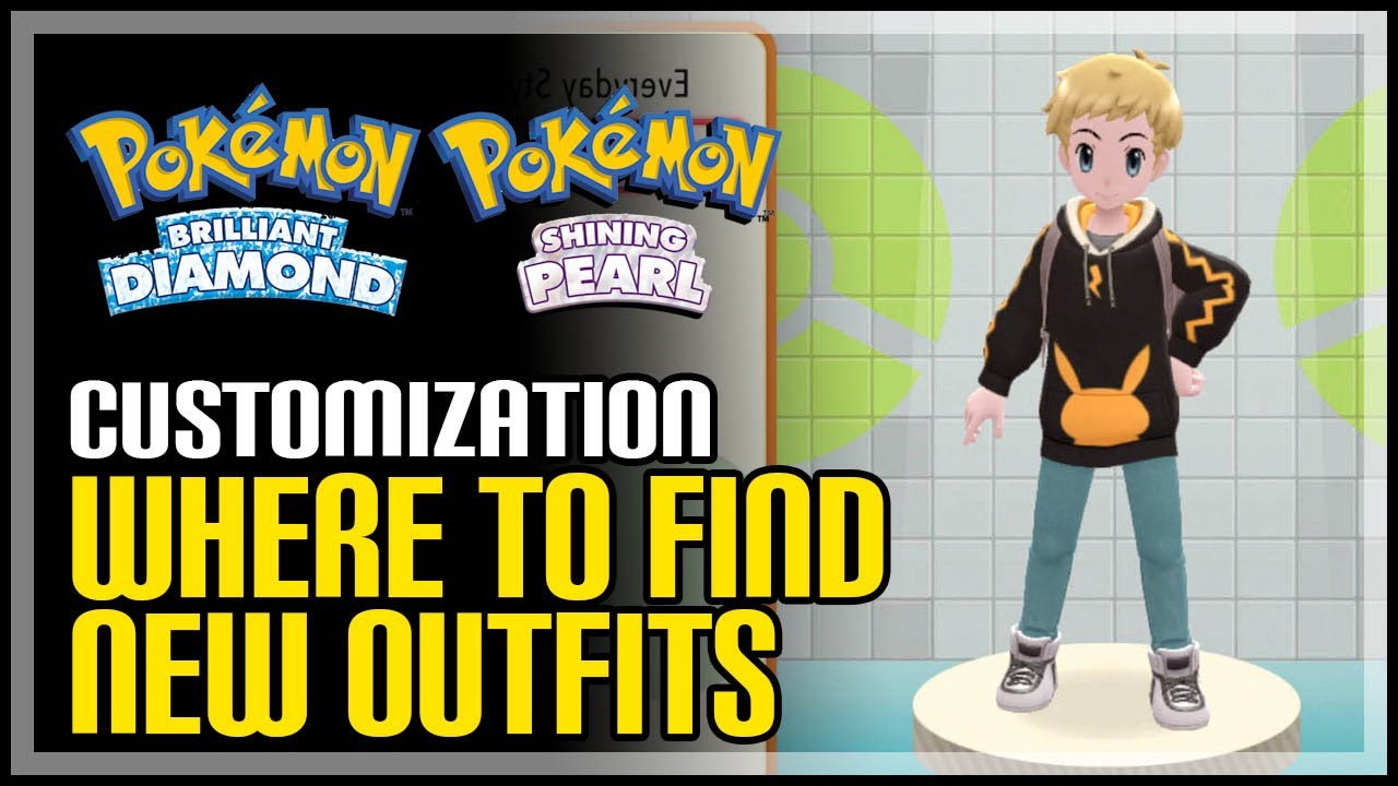 How to Change Outfits Pokemon BDSP - YouTube
