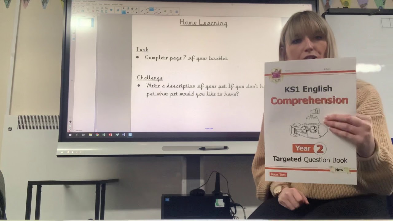 Year 3 - 19/01/21 - Comprehension- Y2 booklet - YouTube