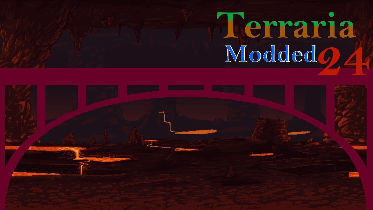 Terraria Modded | hell bridge | 24 - YouTube