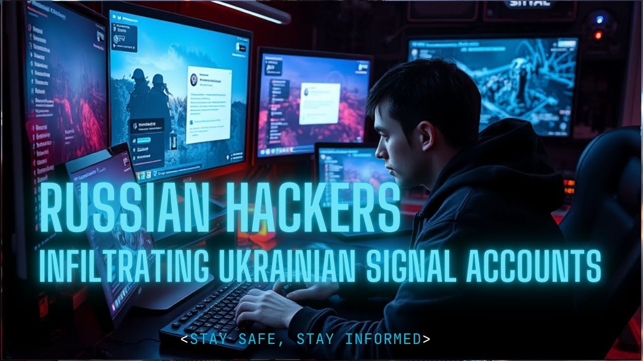 Russian Hackers Compromise Ukrainian Signal Communications - YouTube
