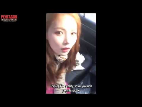 [TÜRKÇE ALTYAZILI] Triple H (트리플 H) - Instagram Canlı Yayını