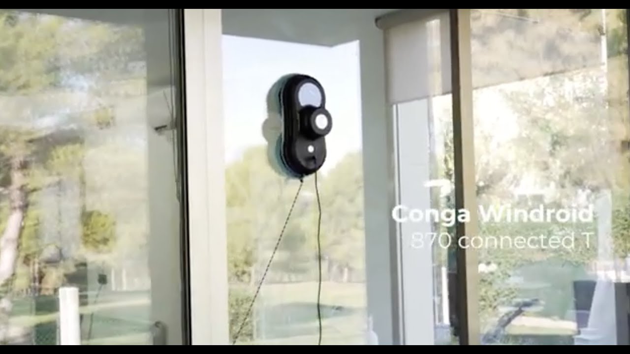 Robot lavavetri - Conga Windroid 870 Connected T - YouTube
