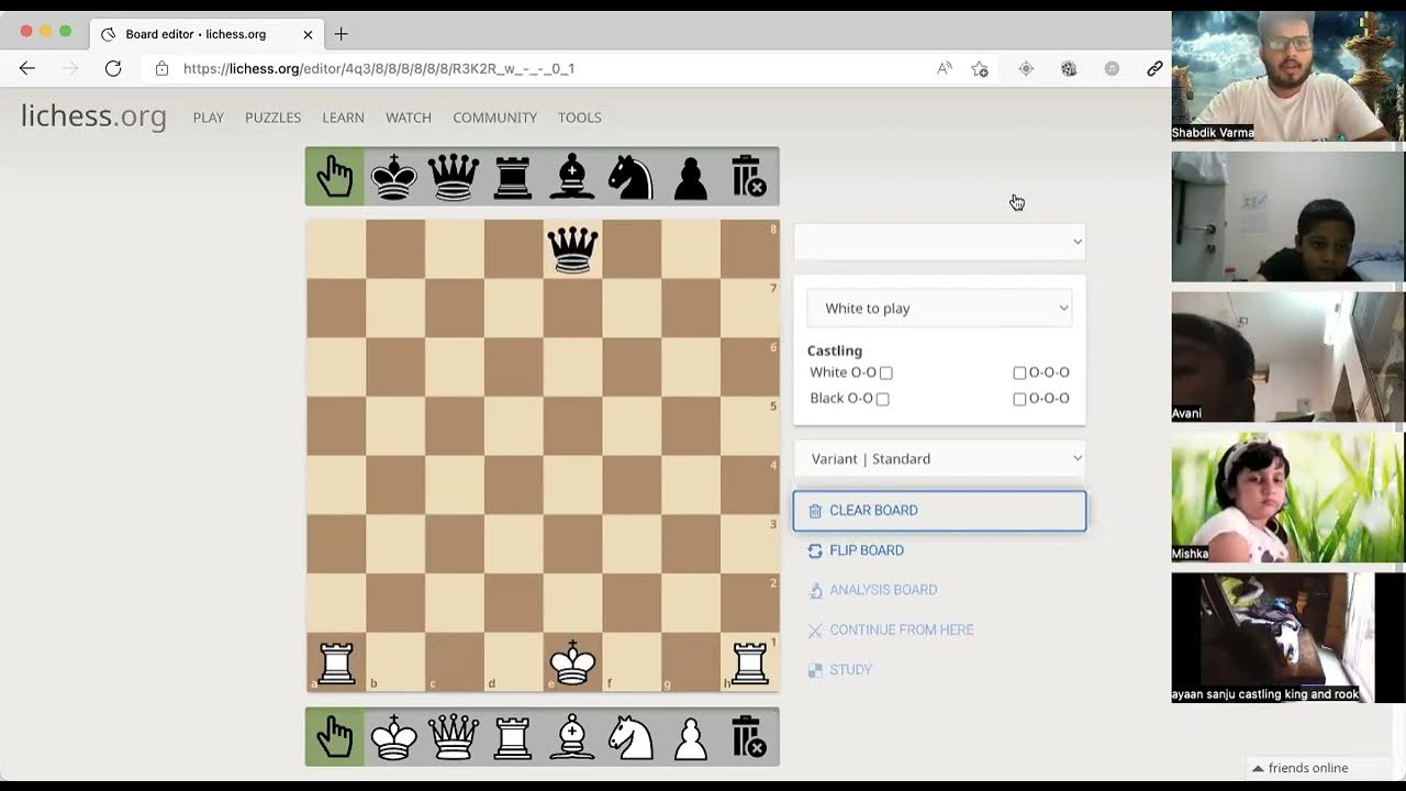How to do "Castling" in Chess | Special Chess move | Springer Academy ...