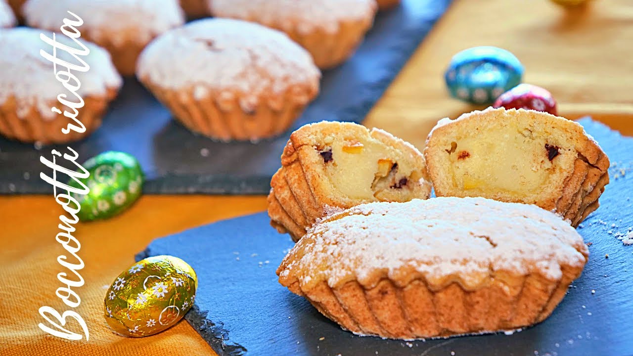 BOCCONOTTI RIPIENI DI RICOTTA | DOLCE TIPICO PASQUALE CALABRESE ...