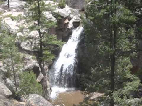 Jemez Falls - From The Overlook - YouTube