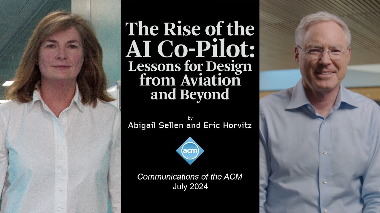July 2024 CACM: The Rise of the AI Co-Pilot: Lessons for Design from ...
