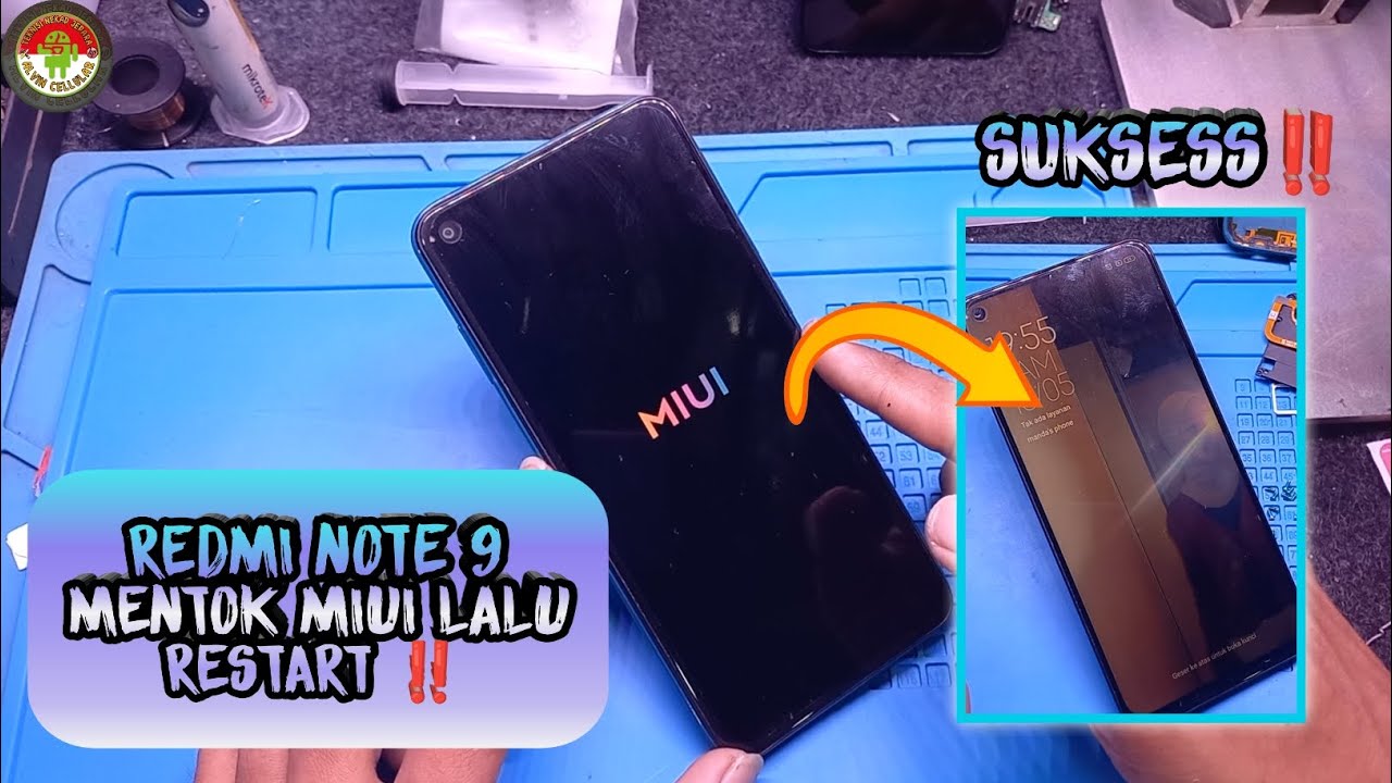 REDMI NOTE 9 MENTOK LOGO MIUI LALU RESTART, INI SALAH SATU SOLUSINYA ‼️ ...