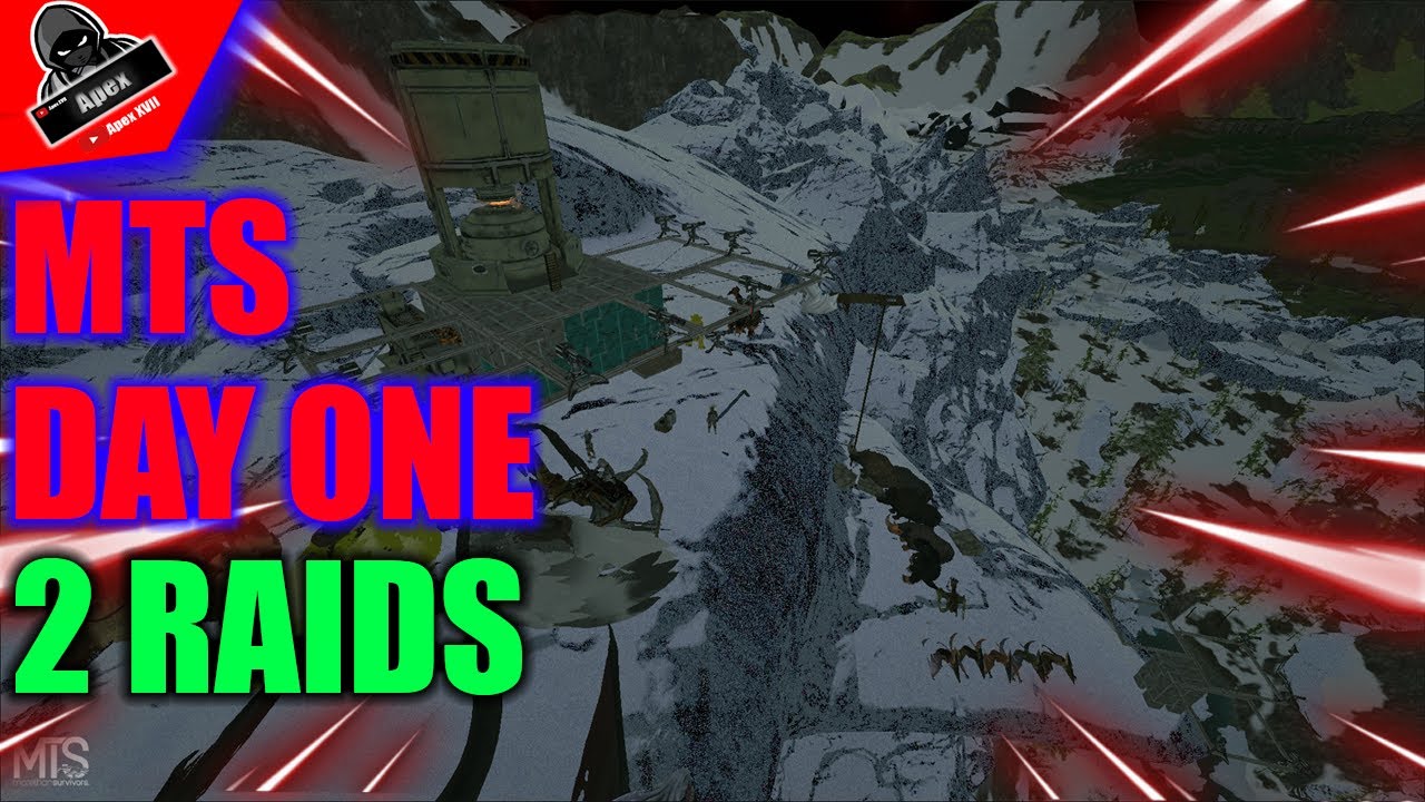Ark|MTS| Season 5 Day 1 Raiding bases and Leader backstabbing tribe ...