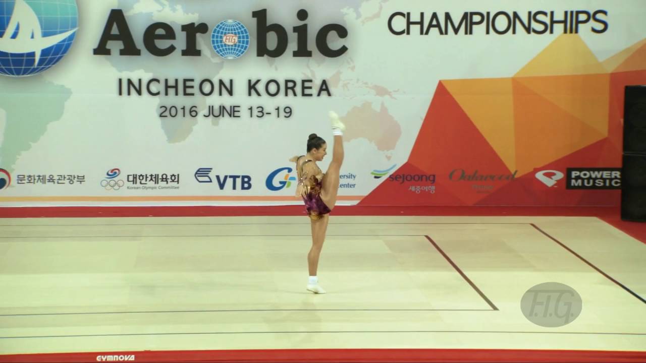 GREENBAUM Deborah (AUS) - 2016 Aerobic Worlds, Incheon (KOR ...