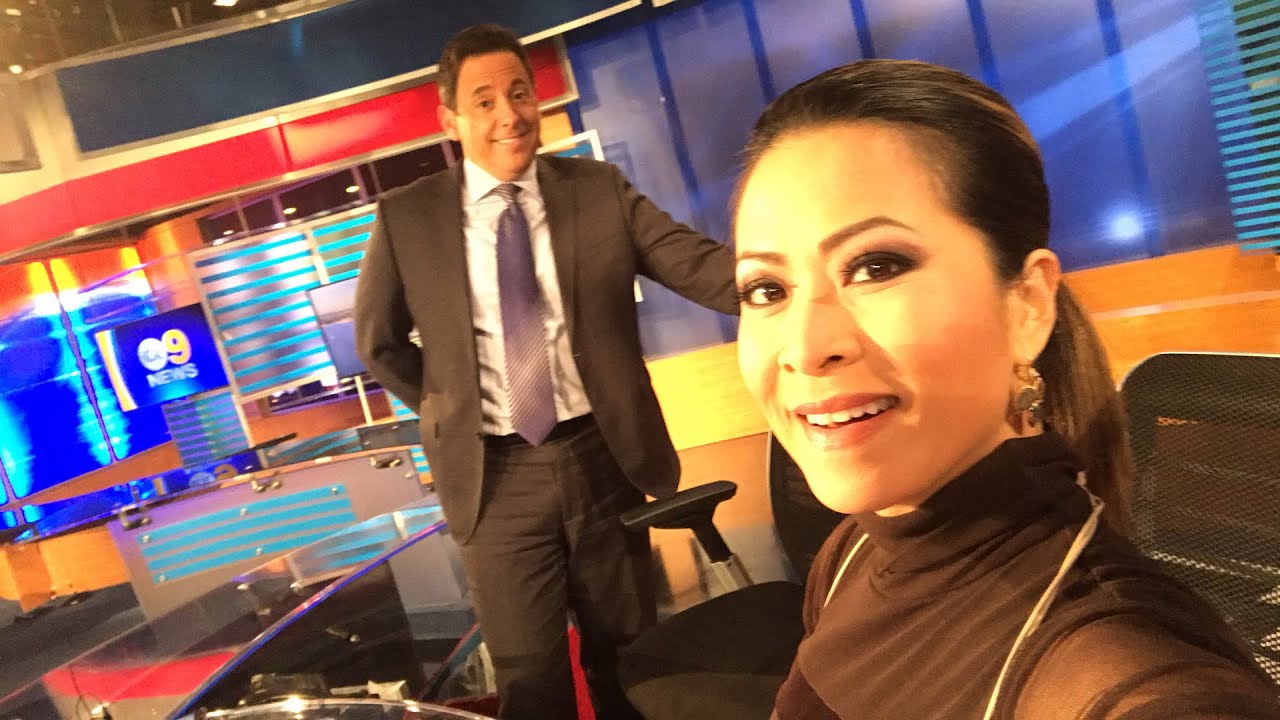 We’re in the studio before anyone else is! KCAL tv behind the scenes ...