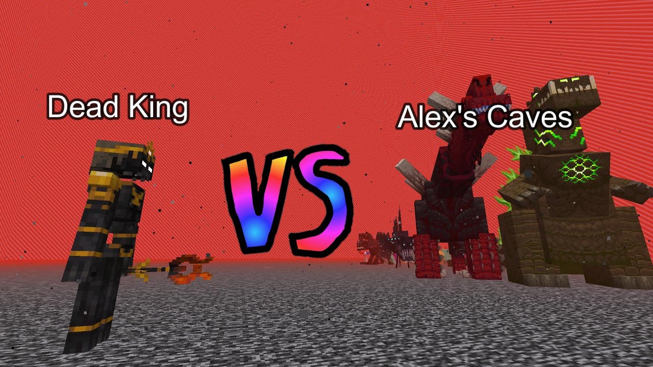 Dead King vs Alex's Caves | Minecraft Mob Battle - YouTube