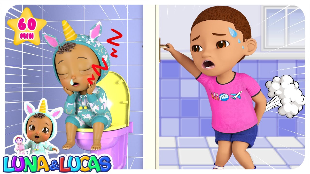Potty Training Song 🚽💩 | Kids Songs And Nursery Rhymes | Lucas and Luna ...